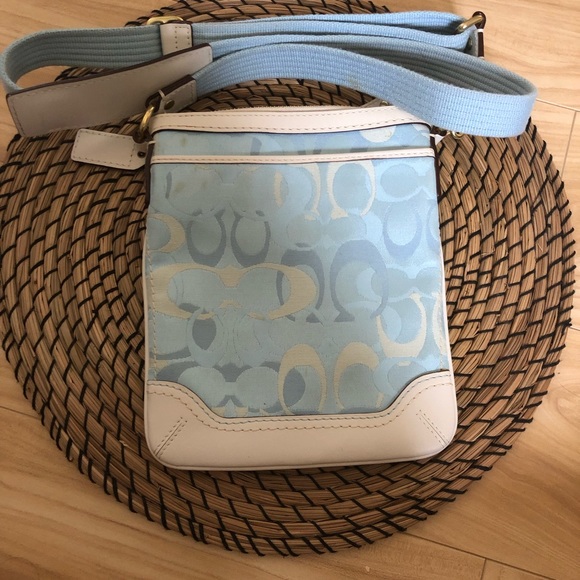 Coach | Bags | Coach Baby Blue Satchel | Poshmark